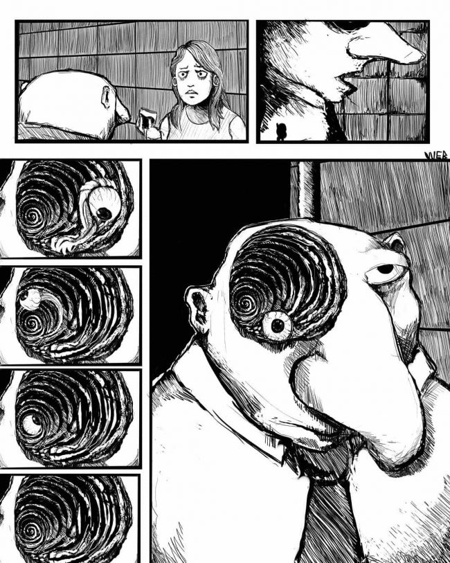 William Burke Creates Weird Illustrations That Will Send A Shiver Down ...