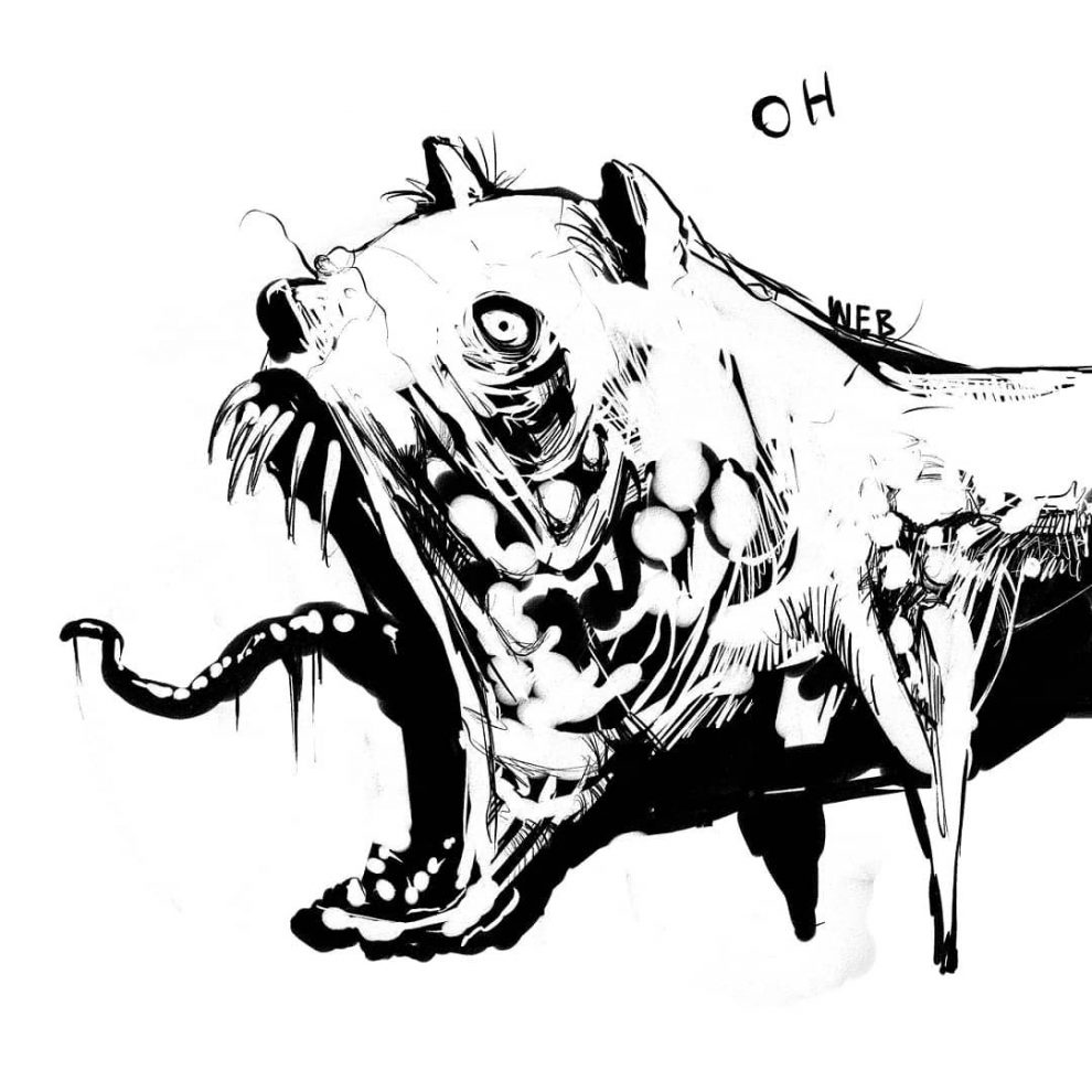 William Burke Creates Weird Illustrations That Will Send A Shiver Down ...