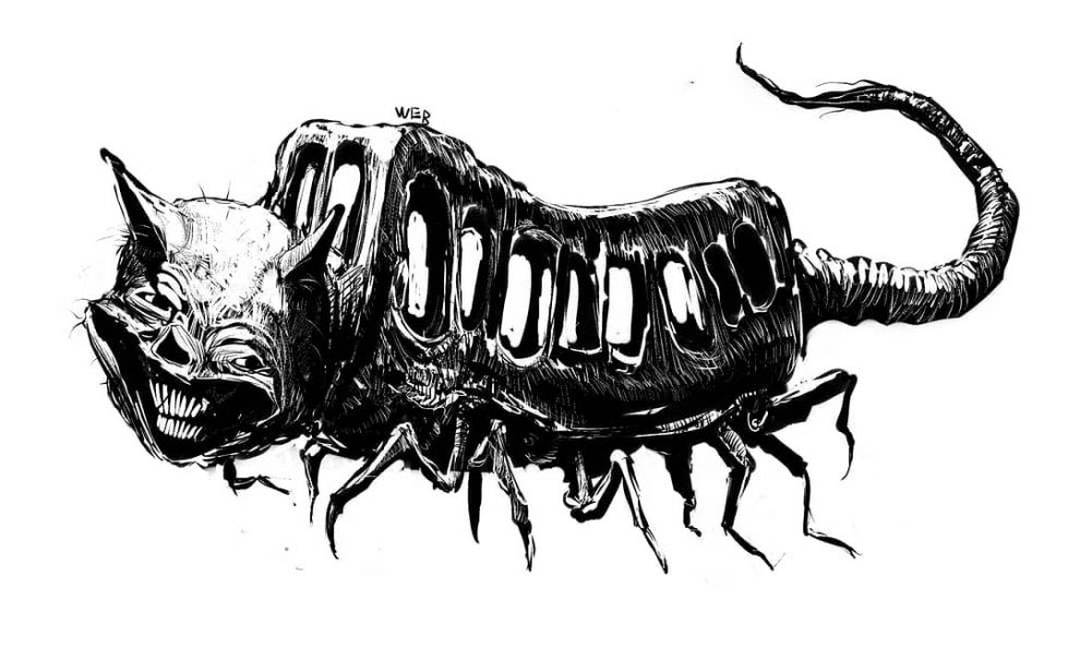 William Burke Creates Weird Illustrations That Will Send A Shiver Down ...