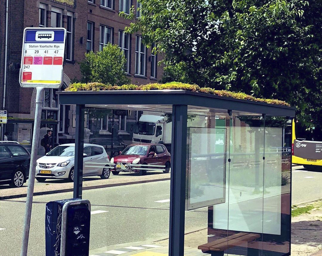 The City Of Utrecht In The Netherlands Turns 316 Bus Stops Into Bee ...
