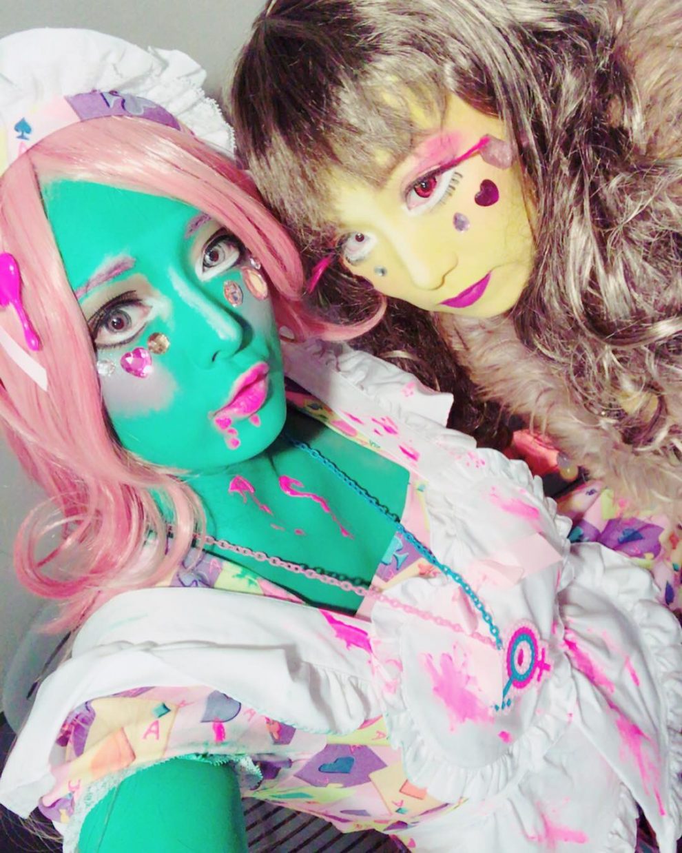 Anime Style Body Paint Model Dazzles With The Most Colorful Fashion In ...