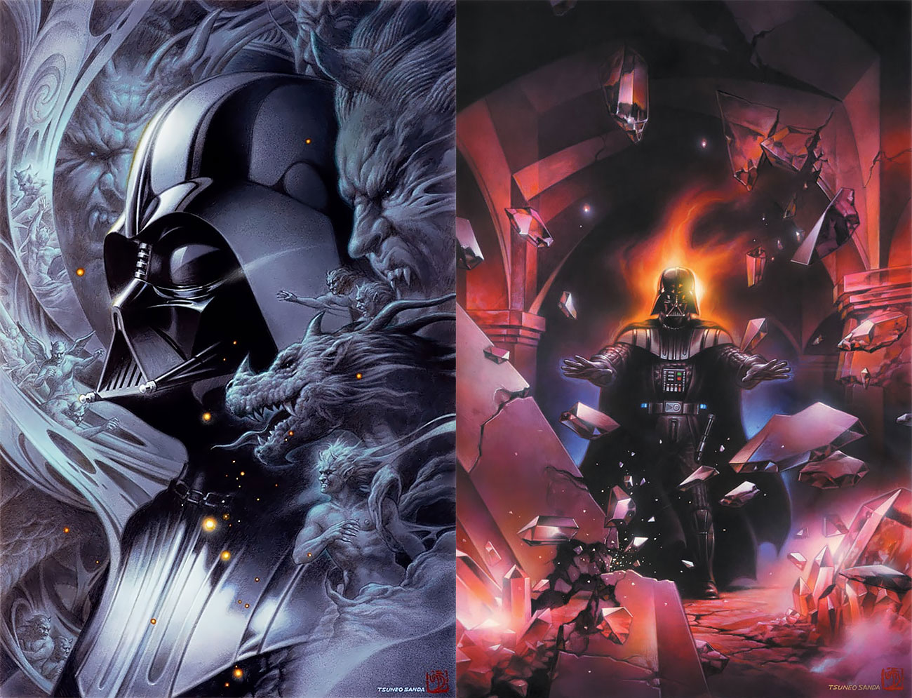 Awesome Star Wars Fan Art By Tsuneo Sanda, Official Lucasfilm & Disney ...