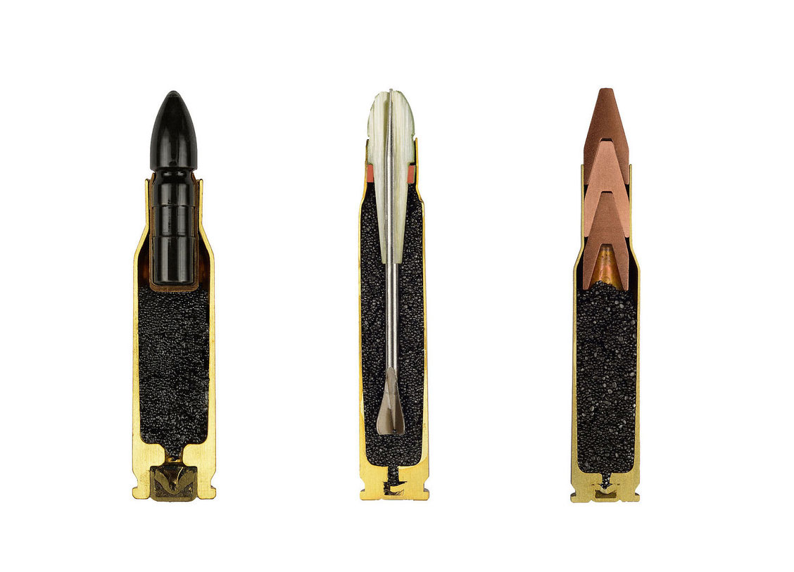 The Cross Sections Of Bullets In Macro Photographs By Sabine Pearlman ...