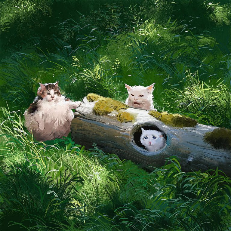 “Canvas, Oil & Cat Memes”: Norwegian Artist Paints Pictures With ...