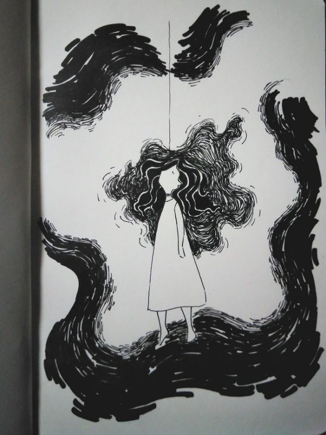 Artist Draws Tiny And Intimate Doodles To Prevent Her Anxiety Attacks ...
