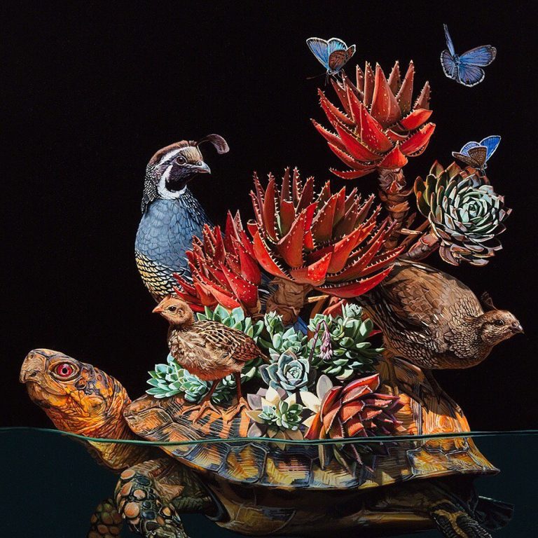 Animals In Between Two Worlds In Realistic Paintings By Lisa Ericson ...