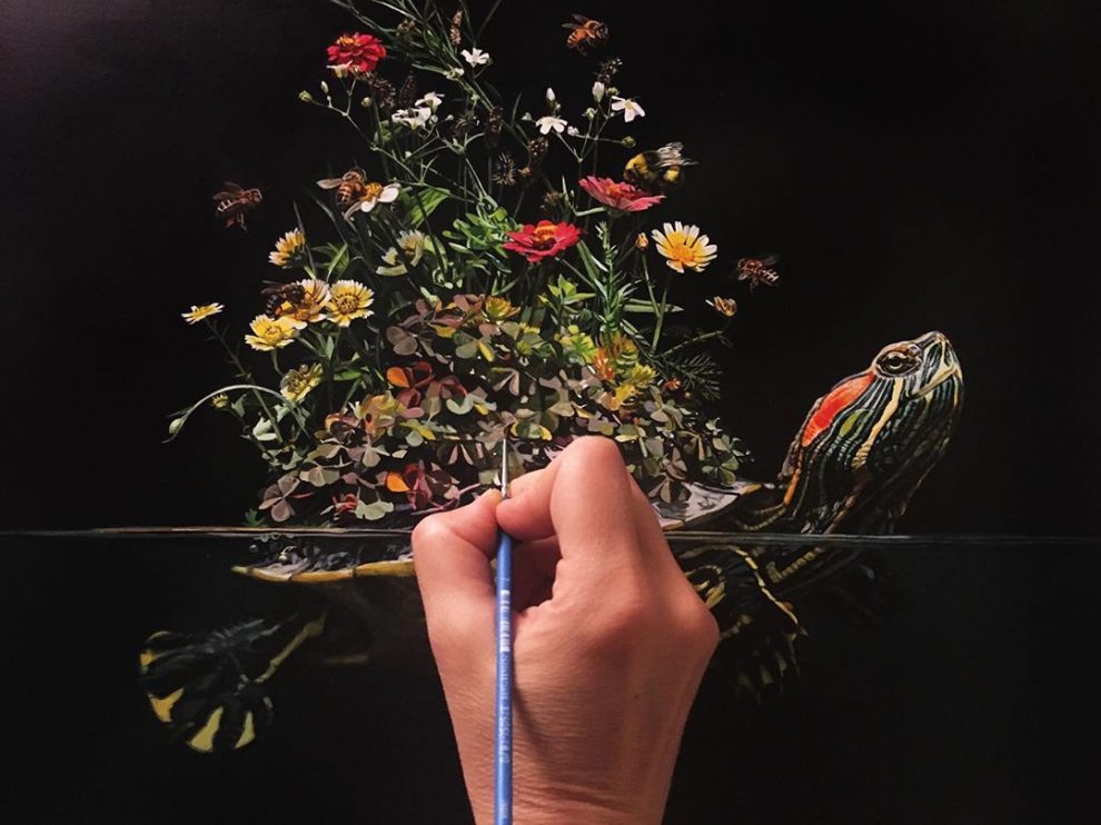 Animals In Between Two Worlds In Realistic Paintings By Lisa Ericson ...