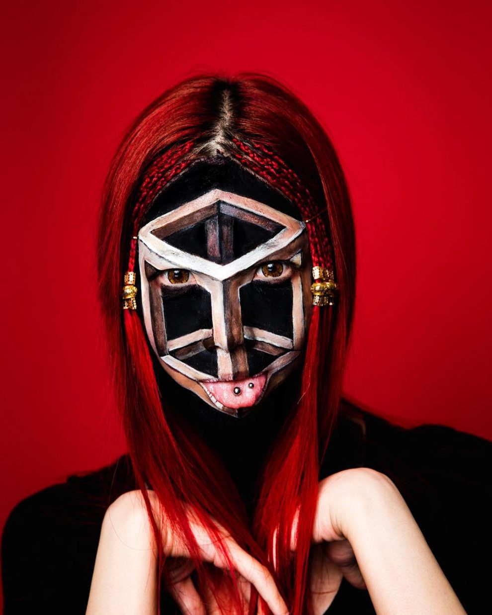 Japanese Body Paint Artist Hikaru Cho Shows Off Surreal Animal-Human ...