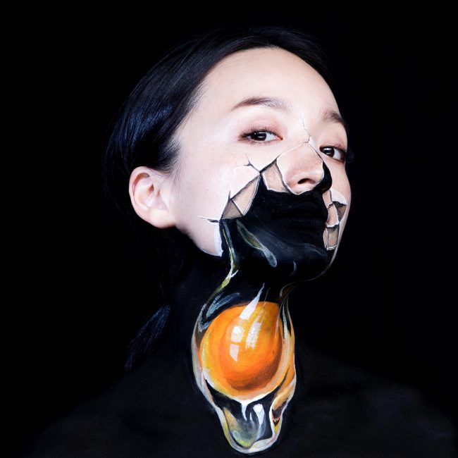 Japanese Body Paint Artist Hikaru Cho Shows Off Surreal Animal-Human ...