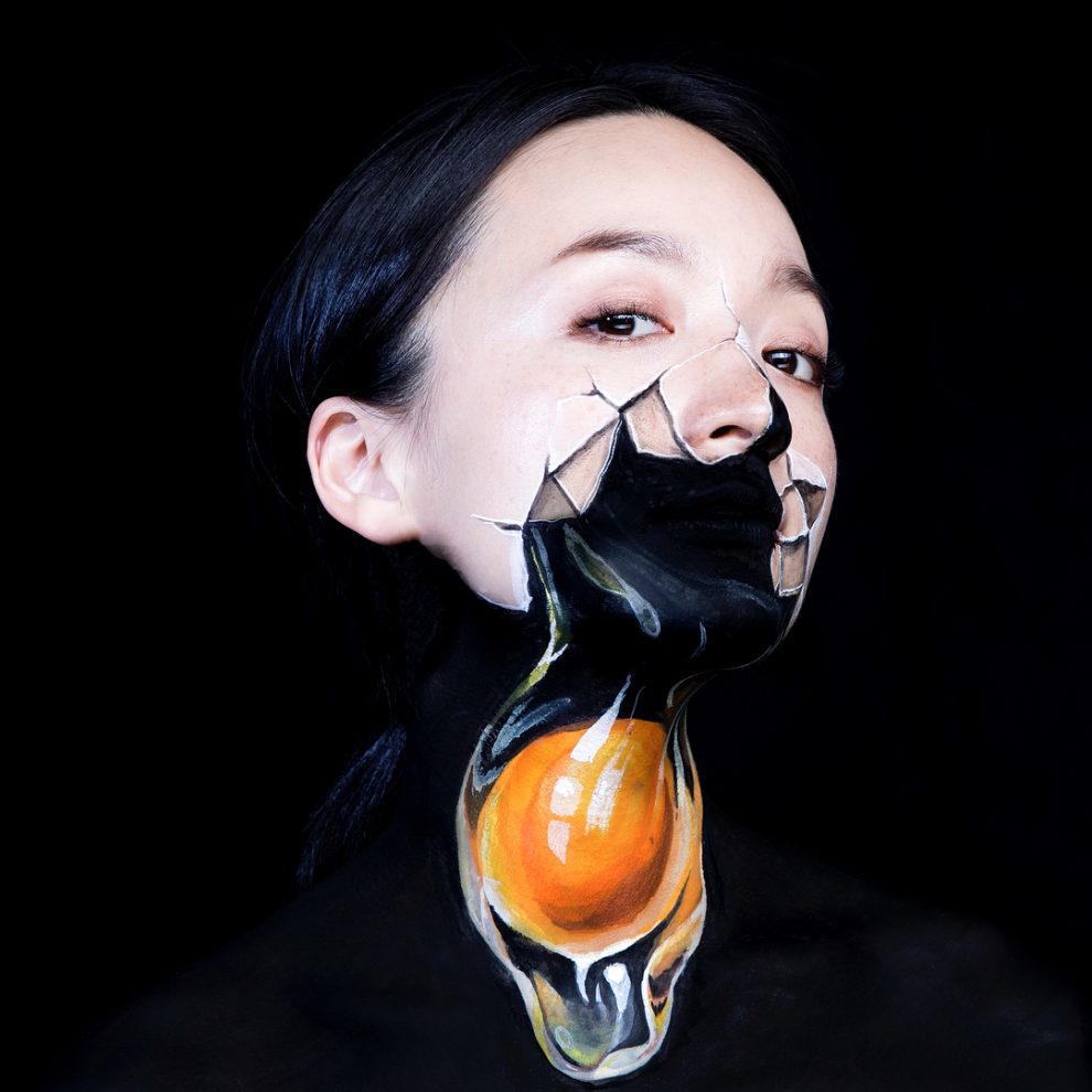 Japanese Body Paint Artist Hikaru Cho Shows Off Surreal Animal-Human ...