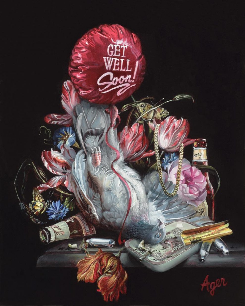 When Baroque Has Modern Accents In Amazing Paintings By Kathy Ager ...