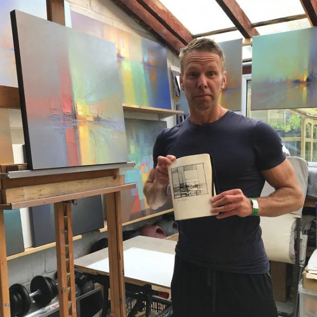 Artist Creates Modern Landscapes In His Unique Abstract Style » Design ...