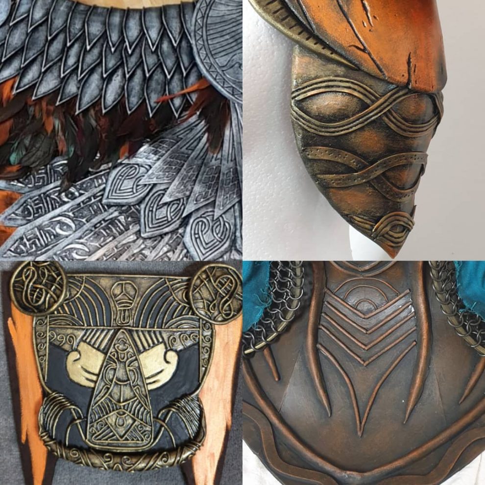 The Cosplay Artist Manually Collected Valkyrie’s Suit From “God Of War ...