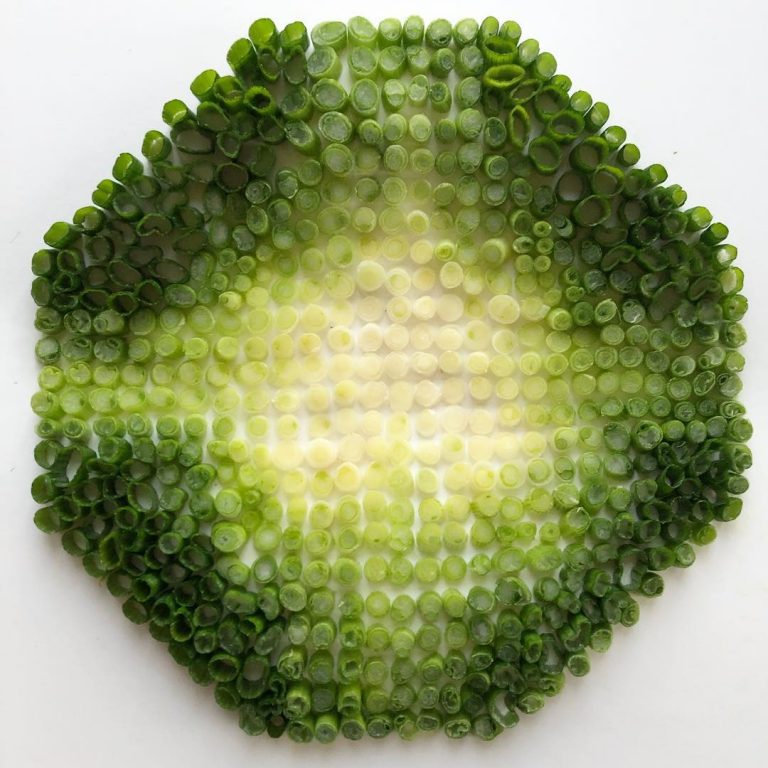 This Artist Arranges Fruits And Vegetables Into Colorful Patterns ...