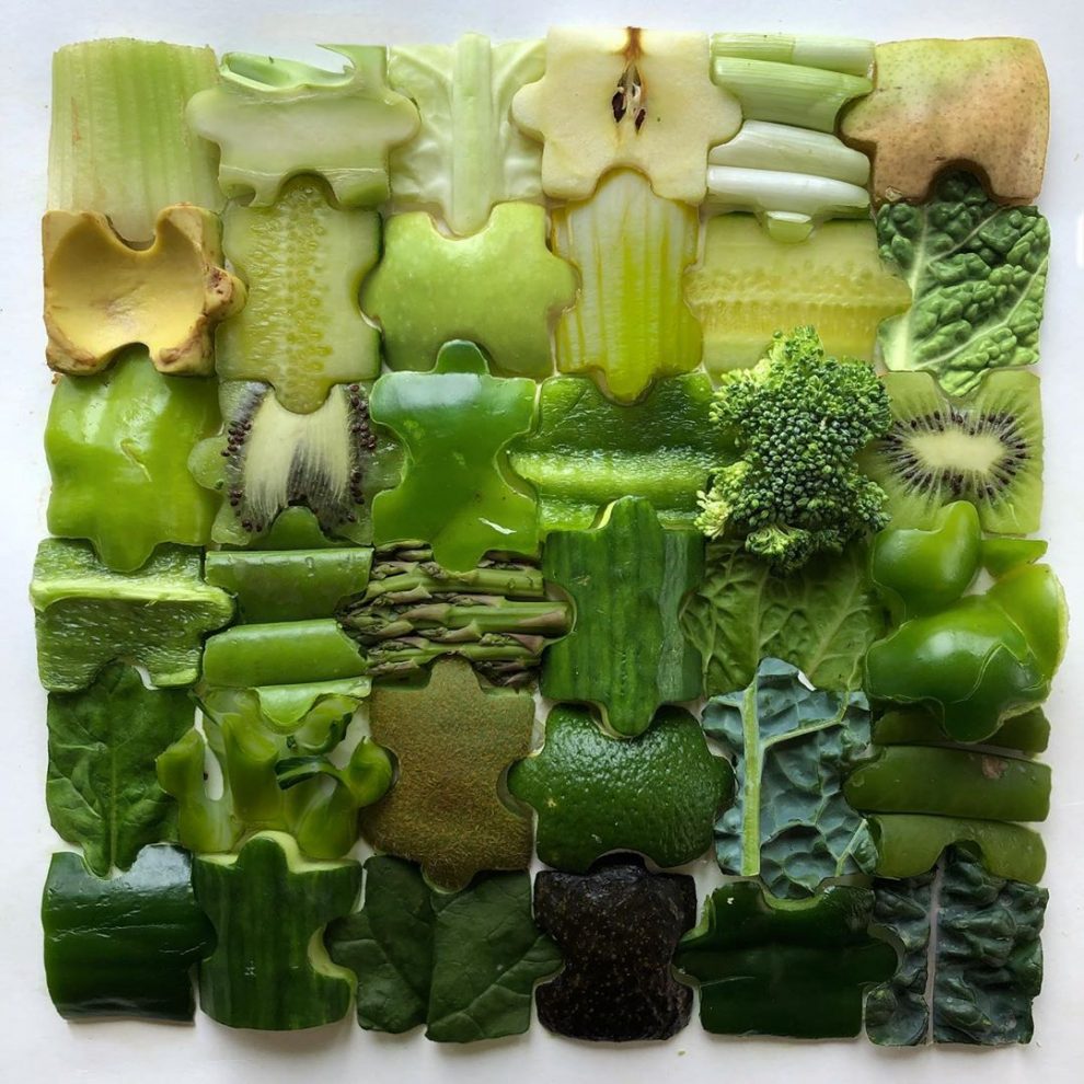 This Artist Arranges Fruits And Vegetables Into Colorful Patterns ...