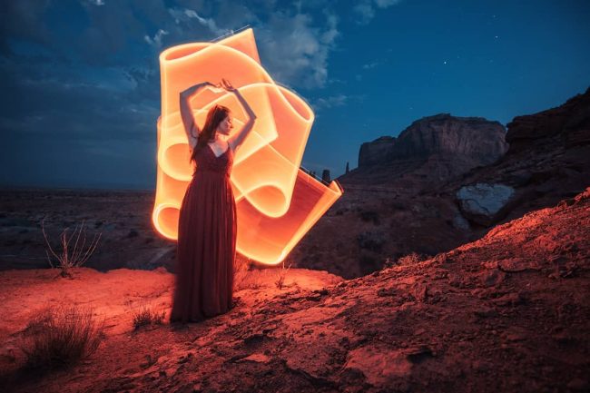 Zach Alan’s Light Painting Photographs Are Fire – Literally! » Design ...