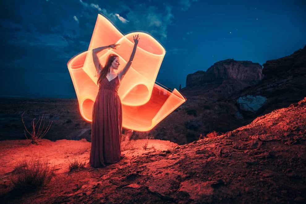 Zach Alan’s Light Painting Photographs Are Fire – Literally! » Design ...