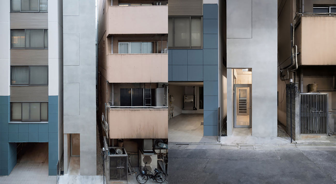 Ultimate Infill: A Skinny Building Amidst The Ginza Alley In Japan ...