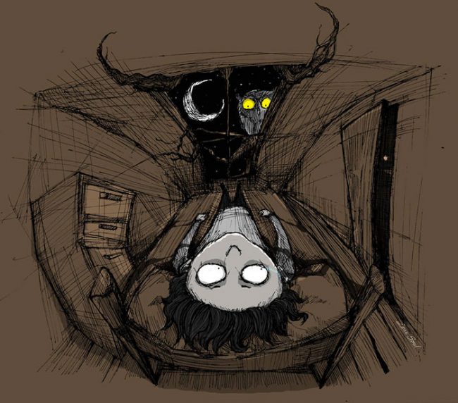 The Horror Of Sleep Paralysis Hallucinations Revealed In 46 Dark ...