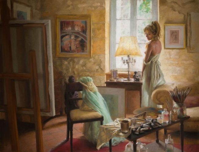 Spanish Artist Converts Intimate Moments Of Gorgeous Women Into Pastel ...