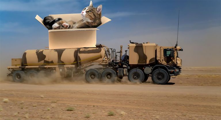 Cats Of War: This Artist Hilariously Combines Military Hardware With ...