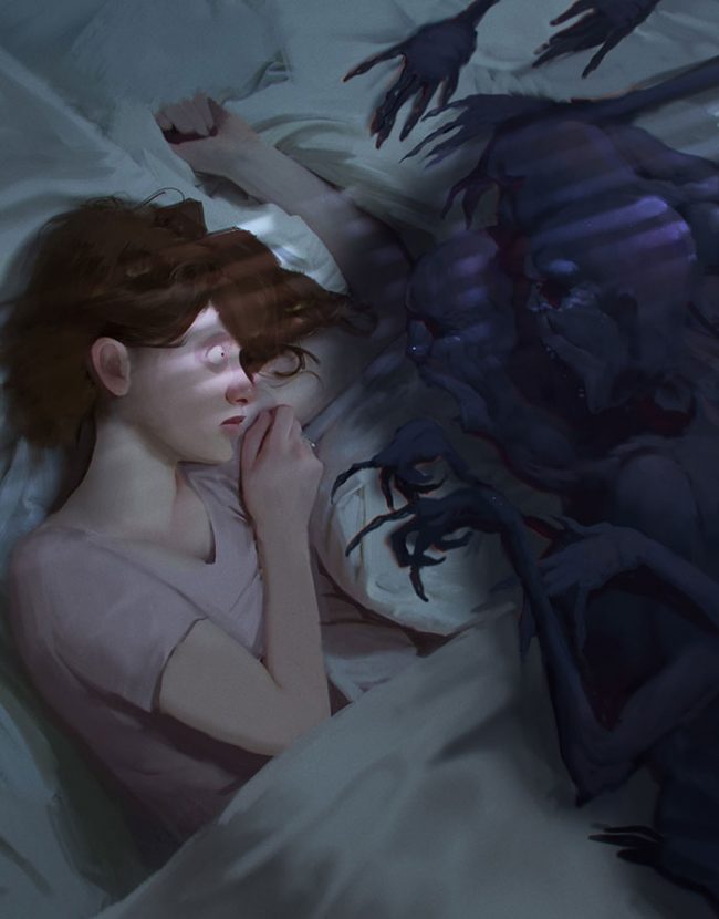 The Horror Of Sleep Paralysis Hallucinations Revealed In 46 Dark ...