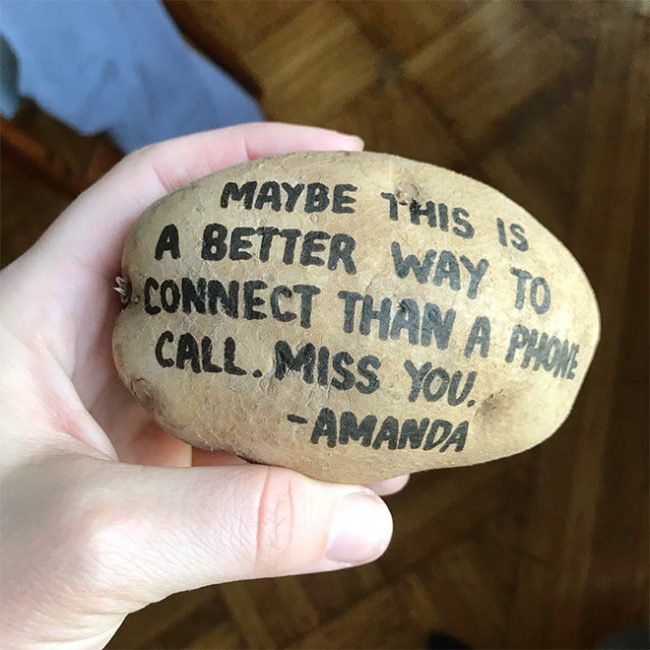 This Mailing Service Lets You Send A Message On A Potato » Design You ...