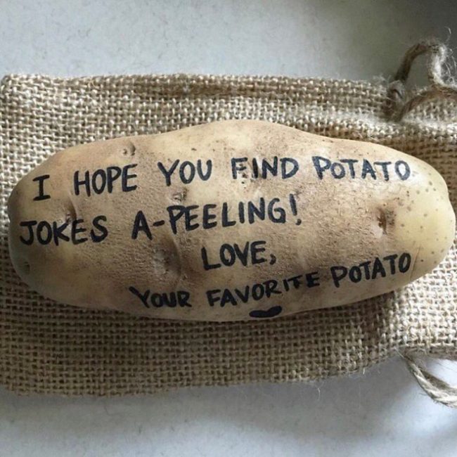 This Mailing Service Lets You Send A Message On A Potato » Design You ...