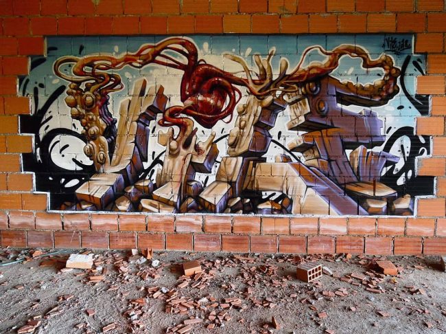 This Graffiti Artist Makes Walls Appear Transparent Using Nothing But ...