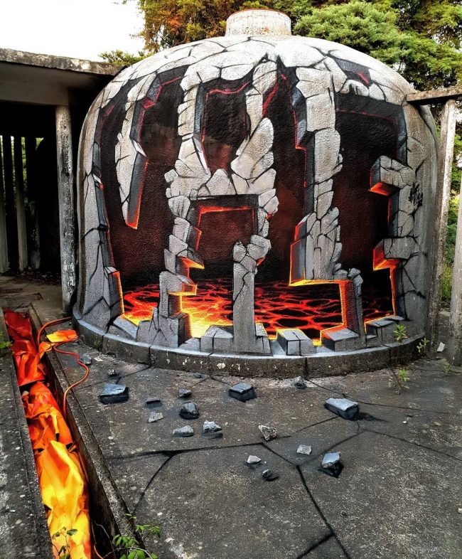 This Graffiti Artist Makes Walls Appear Transparent Using Nothing But ...