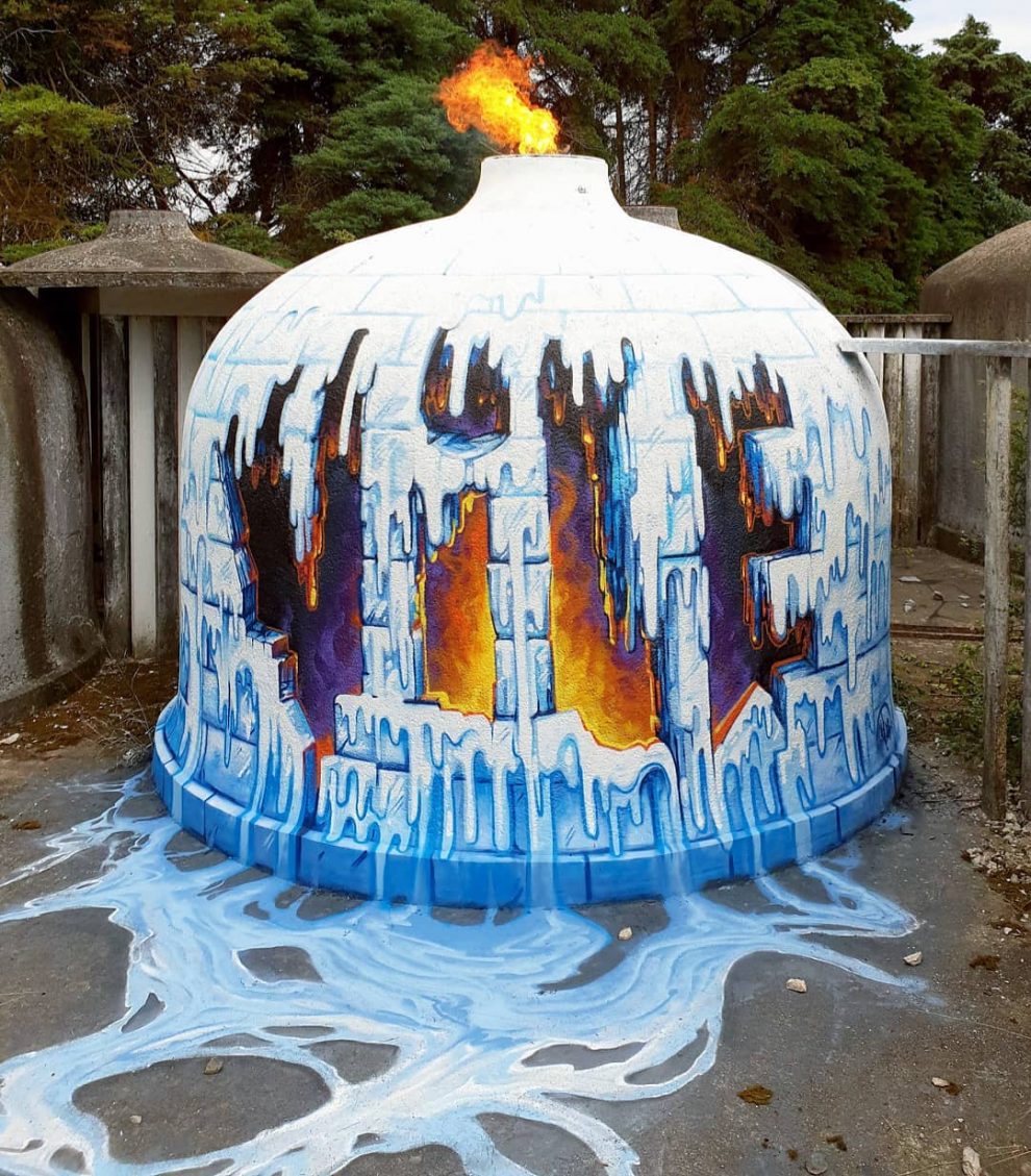 This Graffiti Artist Makes Walls Appear Transparent Using Nothing But ...