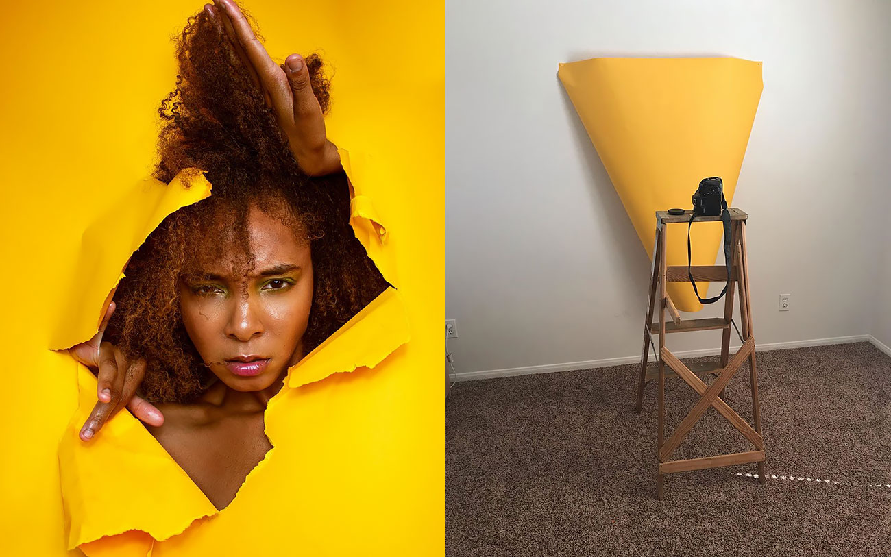 This Model Crafts Her Own Photoshoot And Self-Portrait Sets » Design ...