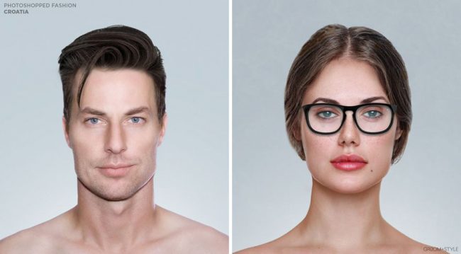 People From Around The World Edited These Man And Woman Headshots To ...