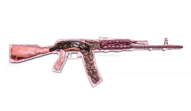 Artist Discusses Gun Violence With Stunning Artworks Of ‘Anatomy Guns ...