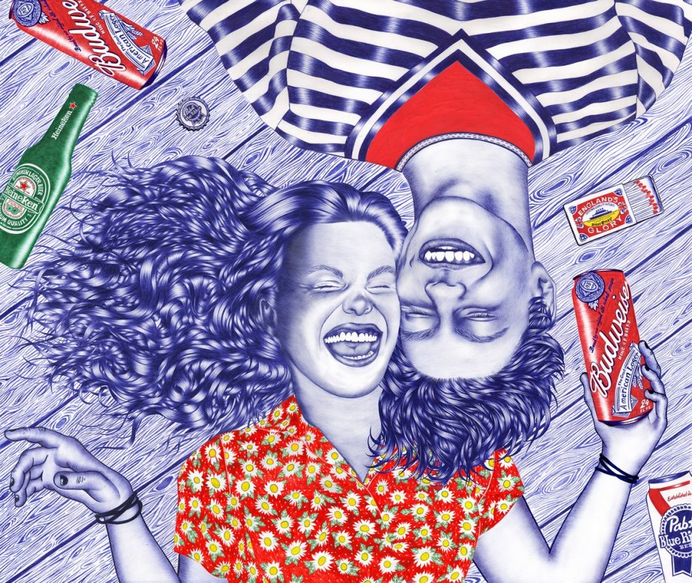 In Girls We Trust: The Superb Bic Pen Illustrations By Helena Hauss ...