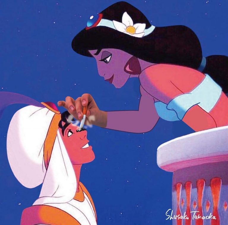 Japanese Artist Takes Away The Innocence From Disney Characters And ...