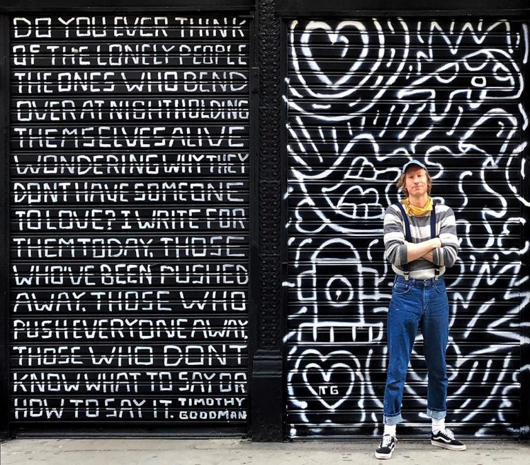 Street Artist Timothy Goodman Covers The World In Raw Emotion » Design ...