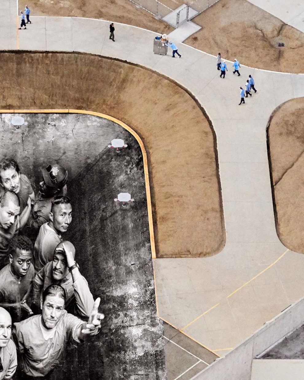 A Street Artist Creates Giant Mural In A Maximum Security Prison In ...