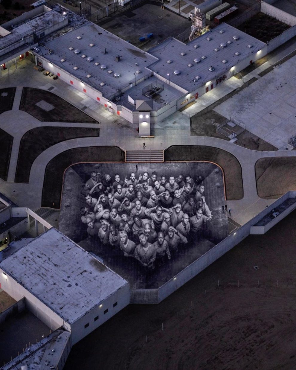 A Street Artist Creates Giant Mural In A Maximum Security Prison In ...