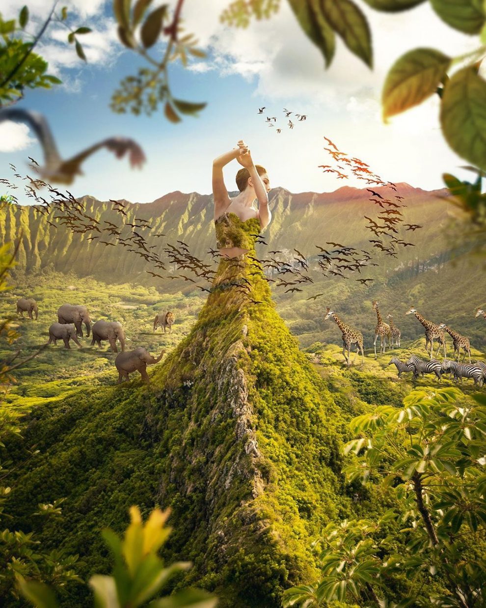 Digital Artist Turns Nature’s Images Into Animals » Design You Trust ...