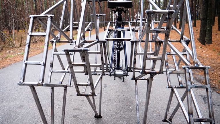 A Walking Bicycle That Uses The Mechanical Design Of Theo Jansen’s ...