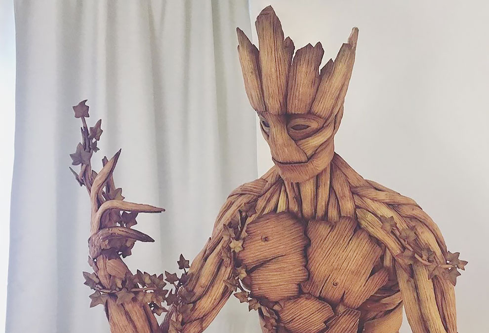 Norwegian Cake Designer Caroline Eriksson Makes Giant Gingerbread Groot ...