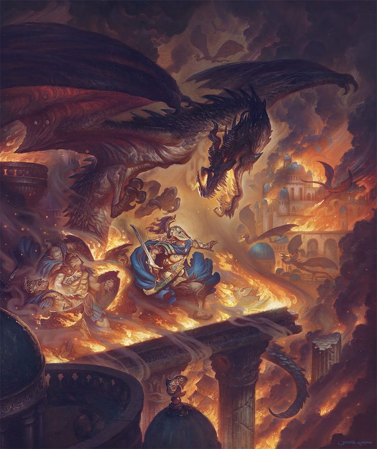A Plague Of Dragons: The Superb Fantasy Artworks By Justin Gerard » Design You Trust — Design ...