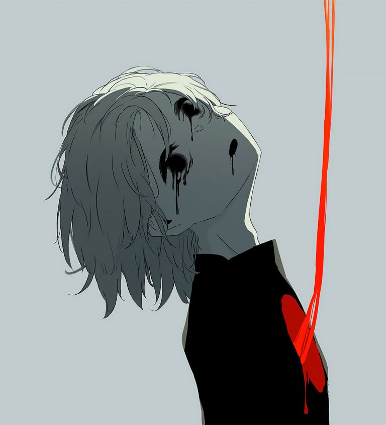 Japanese Illustrator Gives Thought-Provoking Chills With Haunting ...