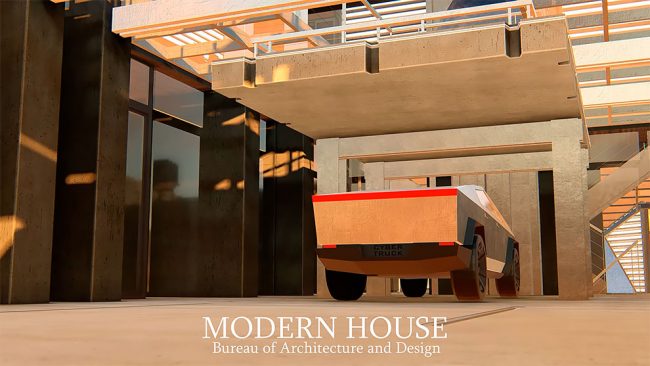 CyberHouse: Russian Architects Make Tesla Cybertruck Inspired House To ...
