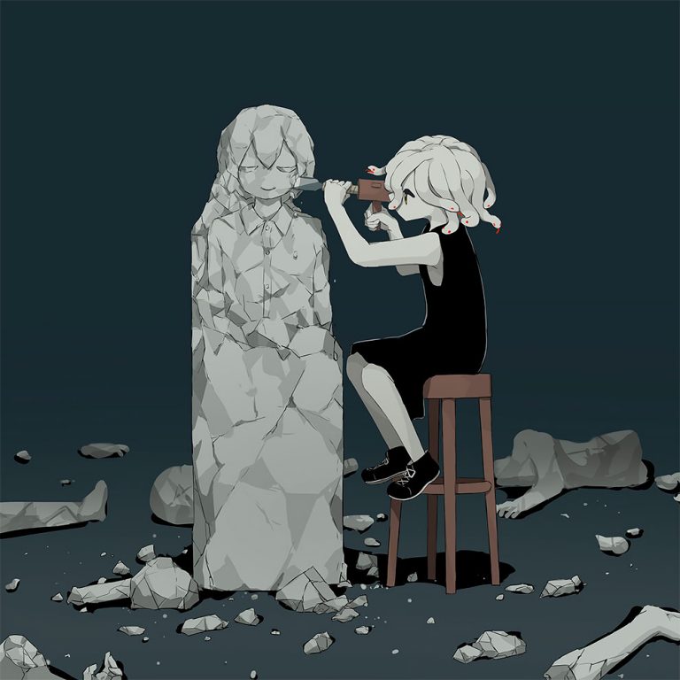 Japanese Illustrator Gives Thought-Provoking Chills With Haunting ...