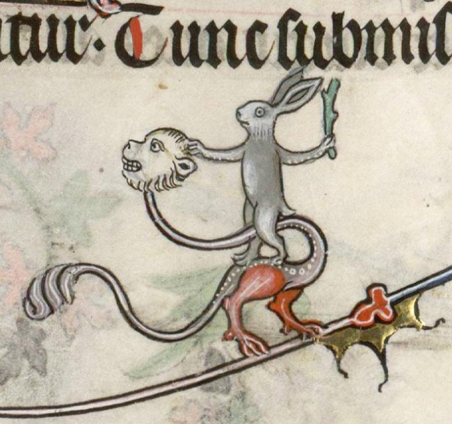 Why So Many Medieval Manuscripts Depict Violent Rabbits? » Design You ...