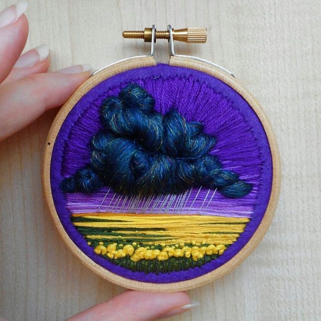 Artist Makes Stunning Aerial Embroidery That Showcases The Hidden ...
