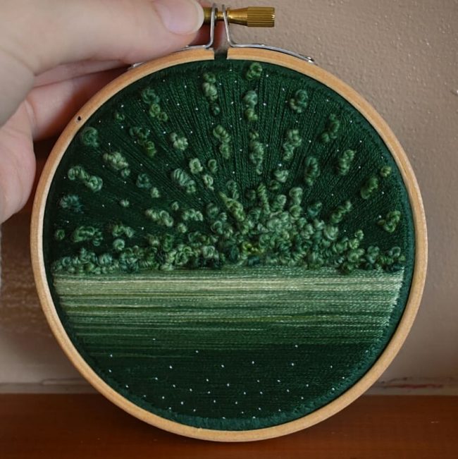 Artist Makes Stunning Aerial Embroidery That Showcases The Hidden ...