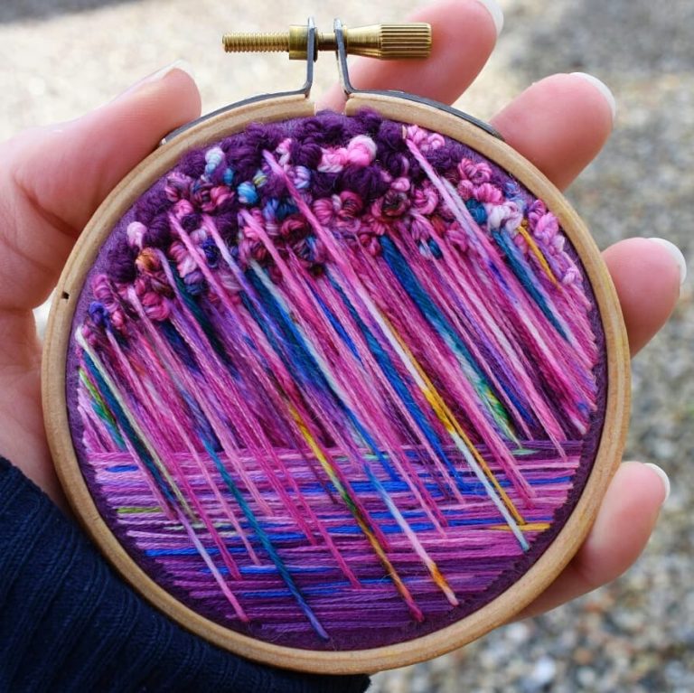 Artist Makes Stunning Aerial Embroidery That Showcases The Hidden ...